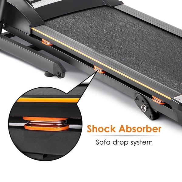 Folding Electric Treadmill with Incline and Hydraulic Rod Mechanism ...