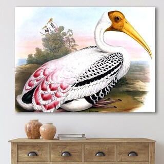 Designart "Vinage Countryside Animals I" Farmhouse Canvas Wall Art ...