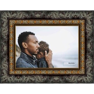 30x22 Traditional Complete Wood Picture Frame with UV Acrylic, Foam ...