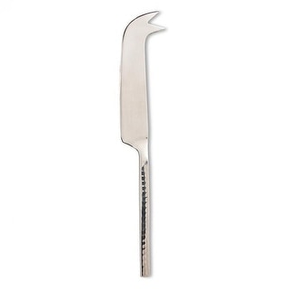 Hammer Finish Handle Cheese Knife - Silver - Bed Bath & Beyond - 40048597