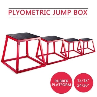 Plyometrics Jump Boxes Set Fitness Exercise for Jump Training - Bed ...