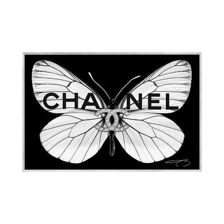 iCanvas "Fly As Chanel" by Studio One Framed - Bed Bath & Beyond - 37642315