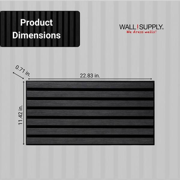 Wall!Supply UltrAcoustic Eco Tile 3D Acoustic Polystyrene Wall Panels ...