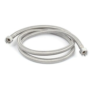 1.5m 1/2BSP Thread Stainless Steel Water Heater Connector Pipe Shower ...