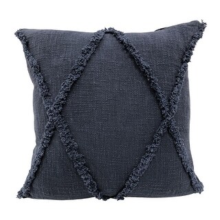 Deep Blue Diamond Tufted Throw Pillow - Bed Bath & Beyond - 31253319