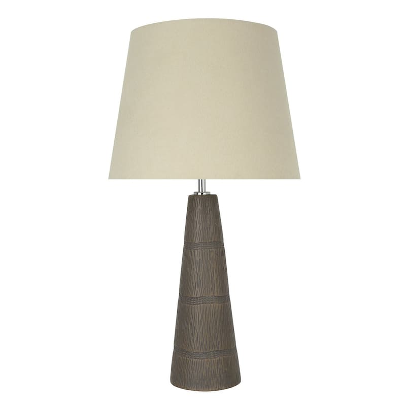 Aspen Creative 22" High Ceramic Table Lamp, Faux Wooden Grain Finish ...