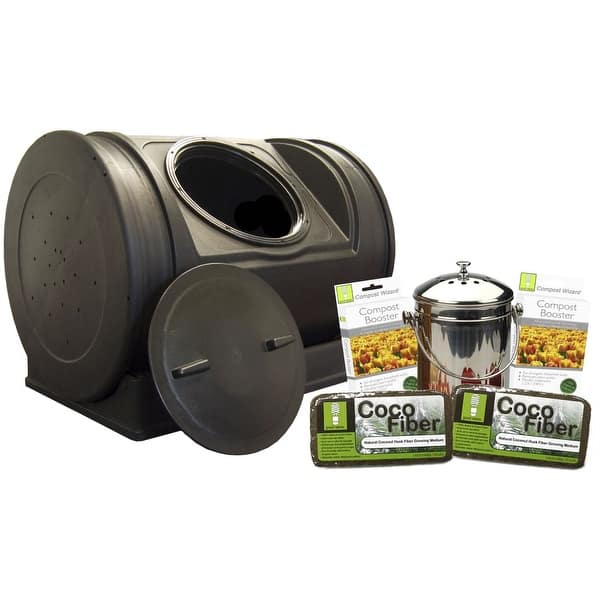 52-Gallon Compost Bin Starter Kit - 31 x 23 x 23 inches - Bed Bath ...
