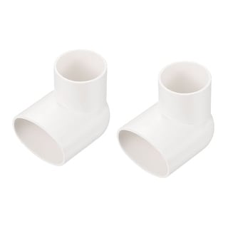 2Pcs PVC Water Pipe 90 Degree Reducing Elbow Fitting 58x40mm ID Tube ...