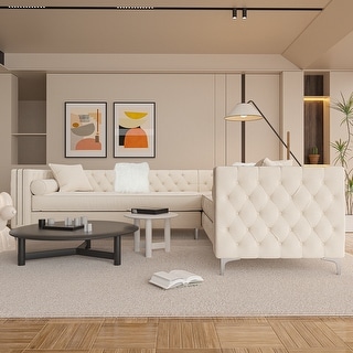 Wayna Modern Velvet Sofa for Living Room - Bed Bath & Beyond - 40739229