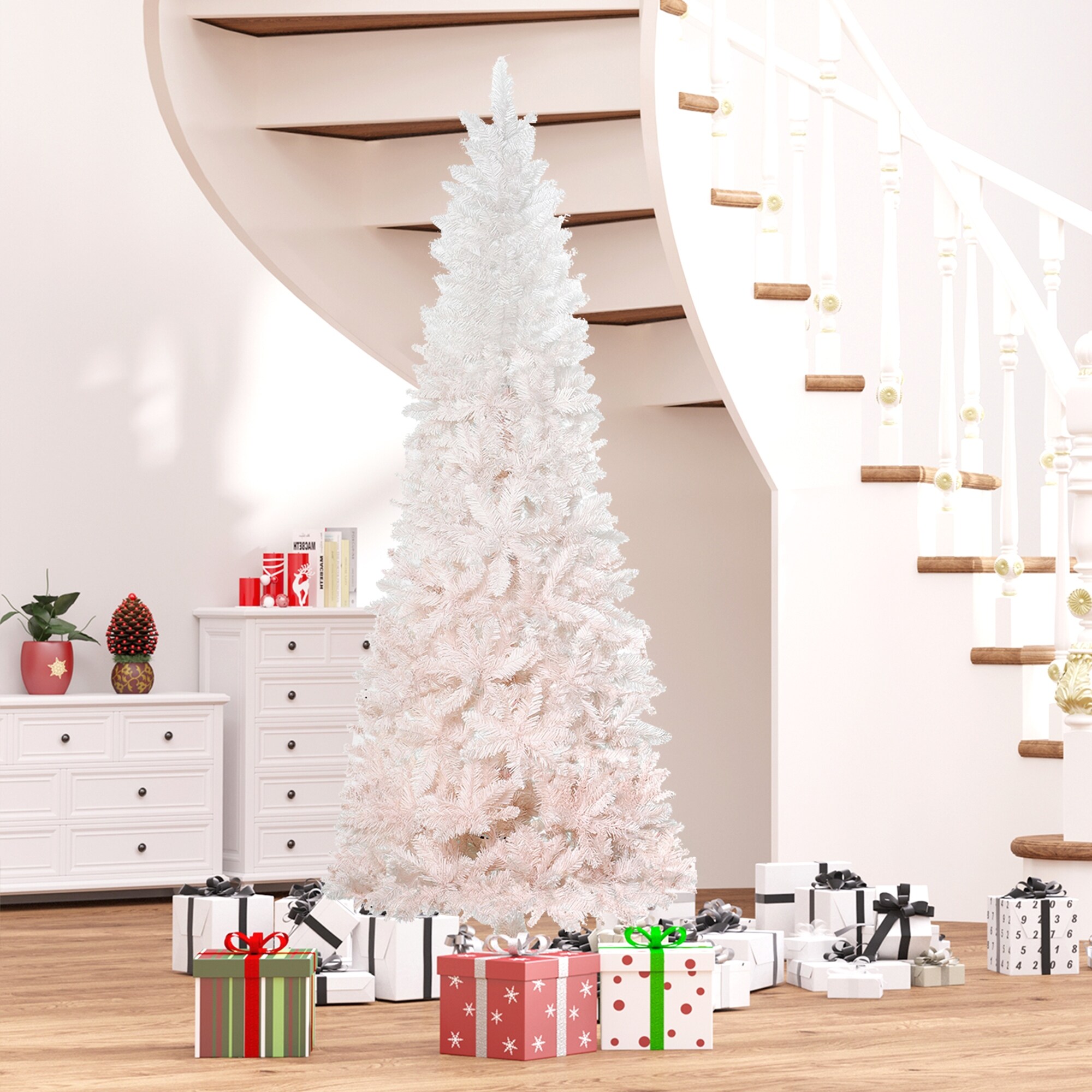 7ft slim christmas tree store