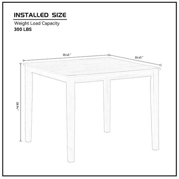 dining table set standard size