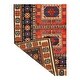 Rust Russain Kazak Rug - 4'8'' X 6'7'' - Rust - Blue - 6'7'' x 4'8 ...