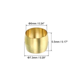 Compression Sleeves Ferrules, Ferrule Fitting - Brass Tone - Bed Bath ...