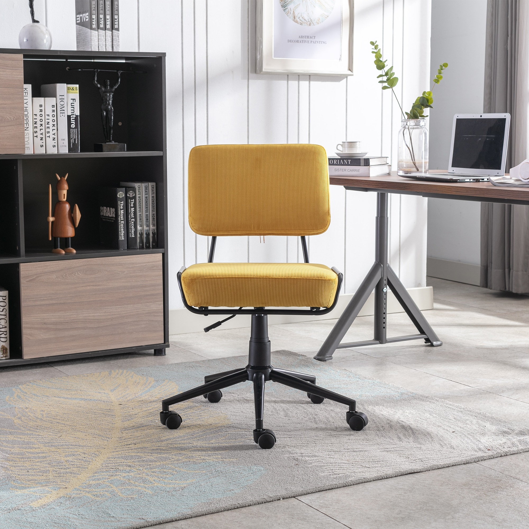 Home Office Desk Chair, Vanity Chair, Modern Adjustable Computer ...