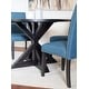 Roundhill Furniture Mytzi 5-piece Dining Set, Cross-Buck Dining Table ...