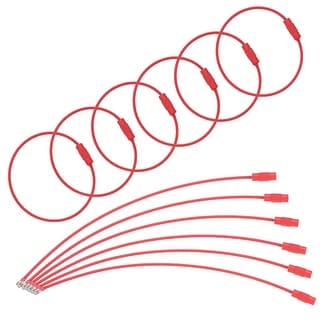 22pcs Wire Keychain Cable Loops 6" Cable Key Ring Stainless Steel ...