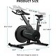 OVICX OS-EBIKE-Q200-S Stationary Exercise Bike With LCD Data Monitor ...