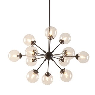 Paige 12-Light Chandelier with Oversized Globe Bulbs - Bed Bath ...