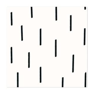 MOD Single Chunky Line VerticalLight Charcoal Art Print/Poster - Bed ...