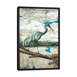 iCanvas "Midway Heron II" by Allison Wickey Framed Canvas Print - Bed ...