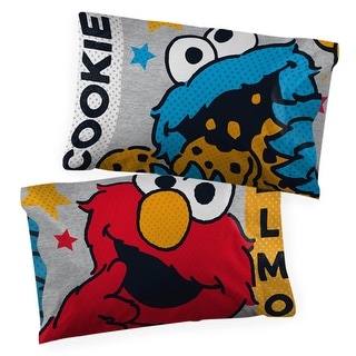 Sesame Street Hip Elmo 2 Pack Pillowcase - Full - Bed Bath & Beyond ...