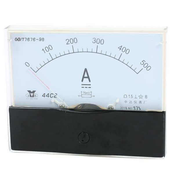 Measurement Tool Analog Panel Ammeter Gauge DC 0 - 500A Measuring Range ...