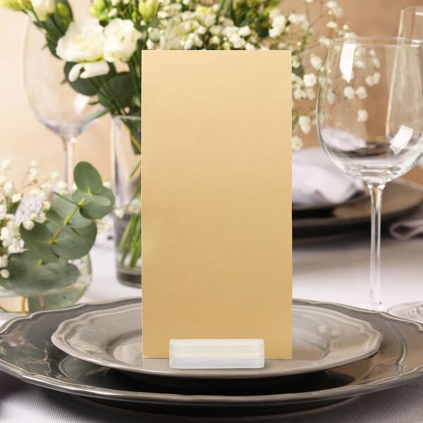 Acrylic Name Card Holder 50pcs Place Card Holders Stands for Wedding ...