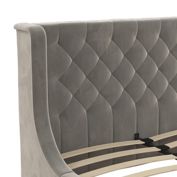 Little seeds monarch hill ambrosia gray full size upholstered bed store