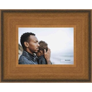 24x17 Contemporary Gold Complete Wood Picture Frame with UV Acrylic ...
