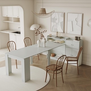Extendable Desk/Dining Table - Space-Saving, Stylish, and Multi ...