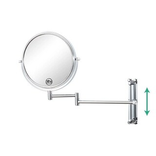 10x Magnifying Wall Mounted Makeup Mirror Double-Sided Mirrors - Bed ...