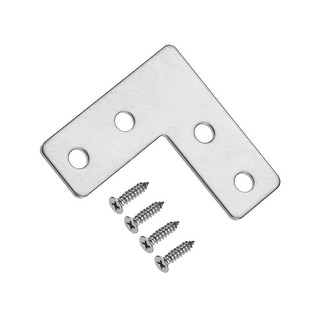 L Shape Braces Mending Repairing Flat Bracket for Joint Fasteners - Bed ...