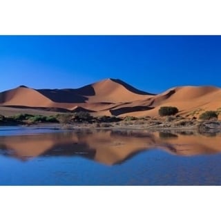 Sossusvlei Dunes Oasis Namib National Park Namibia Poster Print By Art ...