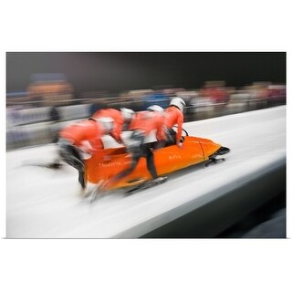 "Bobsled competition start" Poster Print - Multi - Bed Bath & Beyond ...
