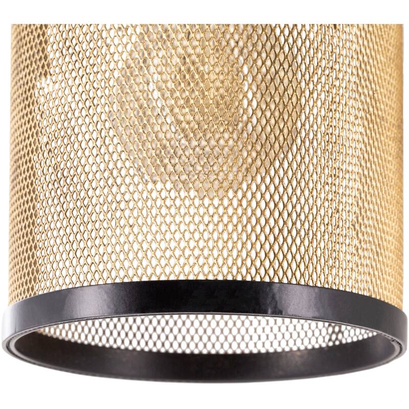 Artistic Weavers Pearson Farmhouse Gold Metal Mesh Wall Sconce - 11"H x ...