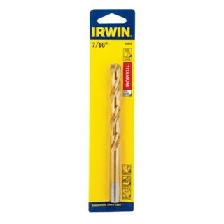 Irwin 63928 Titanium Nitride Coated Hss Drill Bit, 7/16" - Bed Bath ...