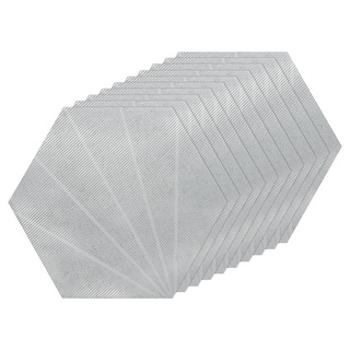 Hexagon Floor Sticker, 10Pcs 9"x8" for Living Room Kitchen Bathroom ...