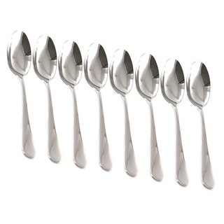 Martha Stewart Everyday 8 Piece Stainless Steel Dinner Spoon Set - Bed ...