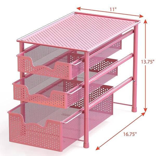 Stackable 3 Tier Sliding Basket Organizer Drawer - Bed Bath & Beyond ...