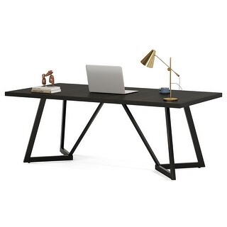 71'' Extra Long Computer Desk Study Writing Table for Home Office - Bed ...