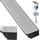 Gutter Guard, Leaf Filter Gutter System fits Any Roof Gutter Type - Bed ...