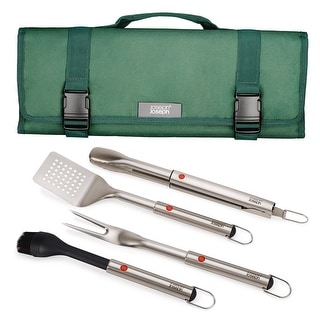 Joseph Joseph GrillOut 4-piece BBQ Tool Set with Storage Case - Bed ...