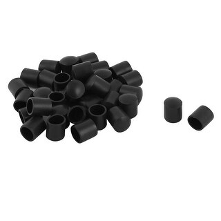 Rubber Round Table Chair Legs Protector Tube Insert Dia 10mm 22 Pcs ...