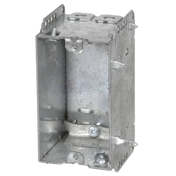 2.19 in. x 2.75 in. x 3.75 in. Rectangle Galvanized Steel Electrical ...