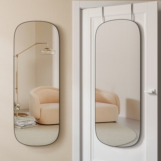 Arched Hanging Mirror Frameless Glass Mirror - N/A - Bed Bath & Beyond ...