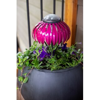 Coneflower Solar Garden Light - Bed Bath & Beyond - 27479140