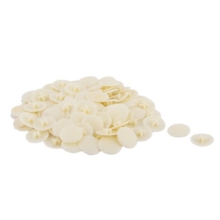 17mm Dia 4mm Thickness Plastic Round Shape Cross Phillips Screw Cap ...