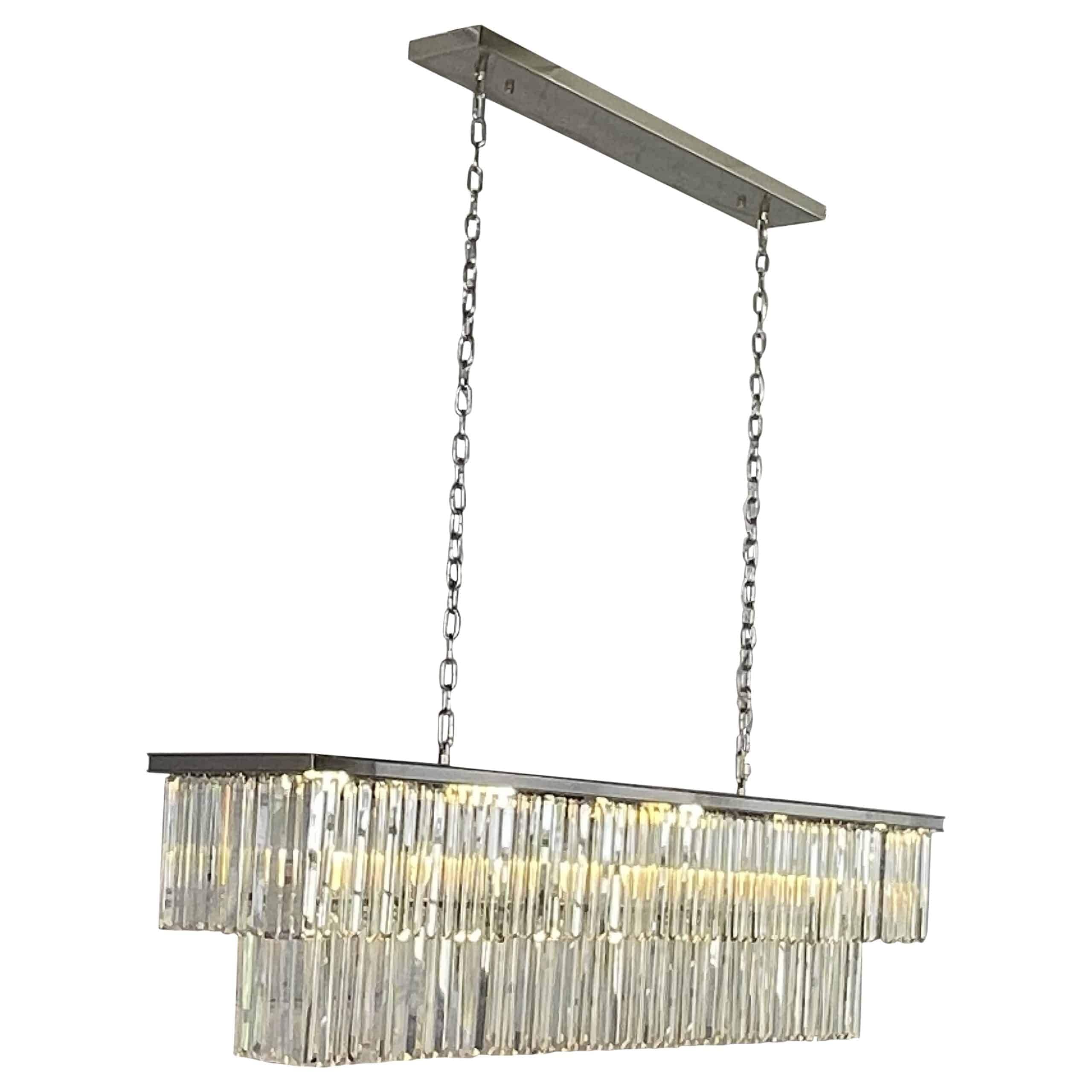 rectangular chandelier uk