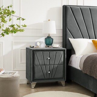 Simple beautiful double-decker nightstand - Bed Bath & Beyond - 38204565