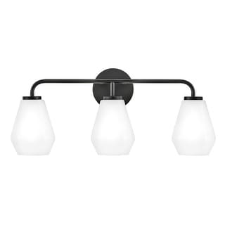 Lark 85503 Gio 3 Light 24" Wide Vanity Light with Cased Opal Glass ...
